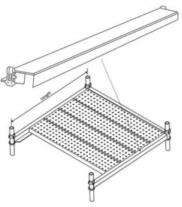 Return Transom, Kwik Stage Return Transom, Scaffolding Parts.